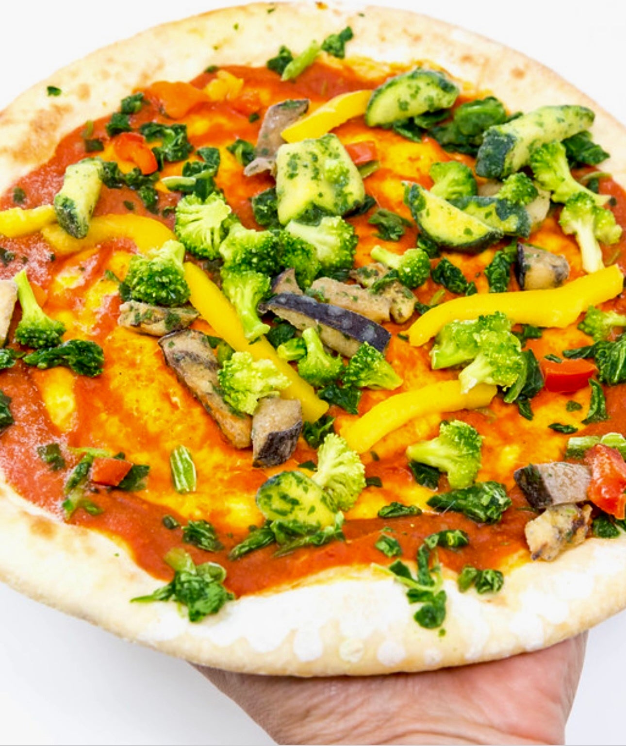 Grab & Go Vegan Pizzas | JustVeggiez A plant-based Restaurant, Catering ...